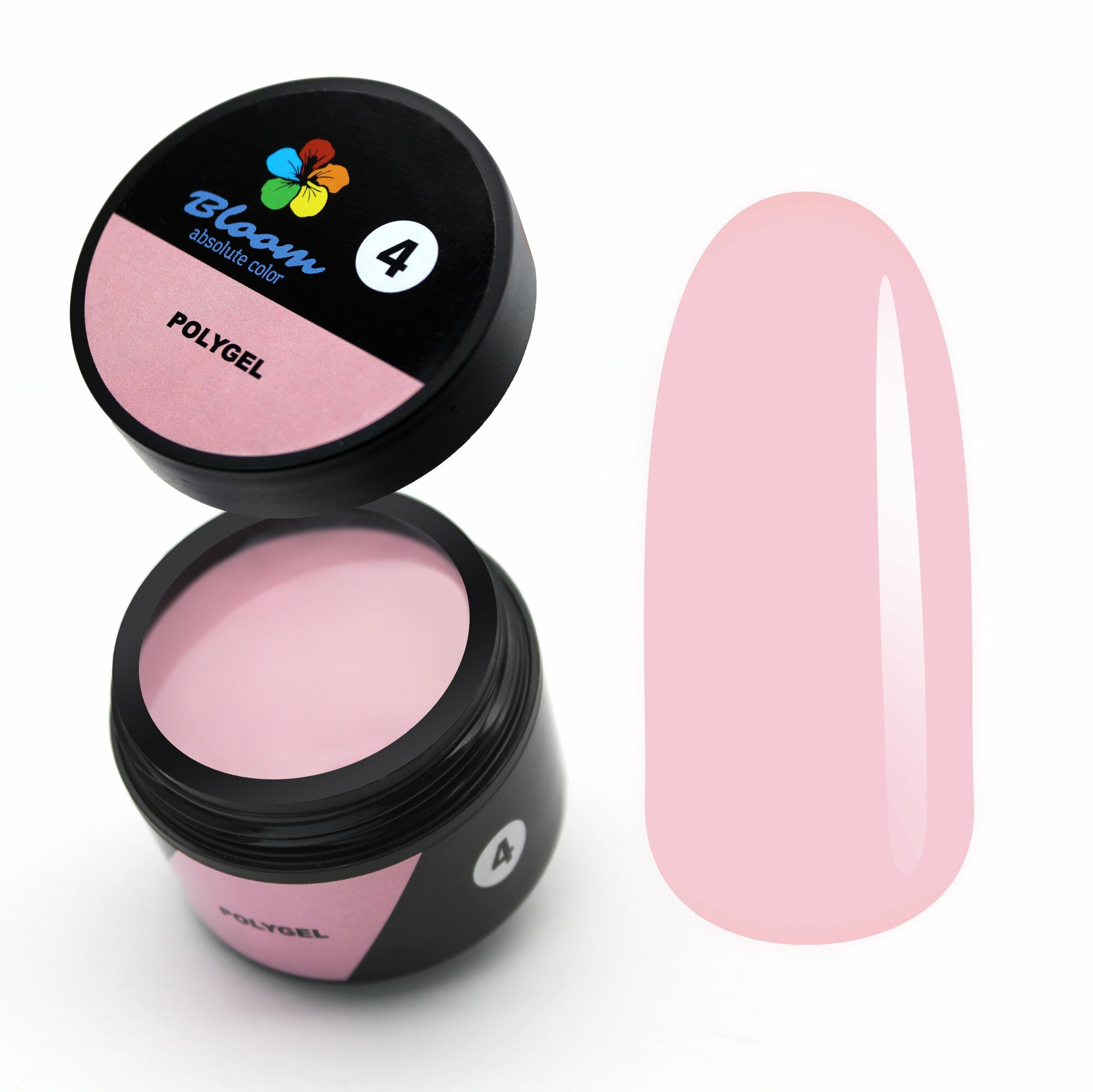 Полигель №4 молочно-розовый 30 мл Bloom