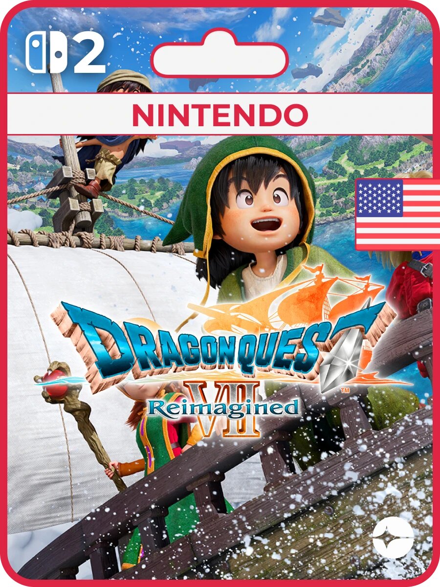 Игра DRAGON QUEST VII Reimagined для Nintendo Switch 2 [Цифровая версия, США]