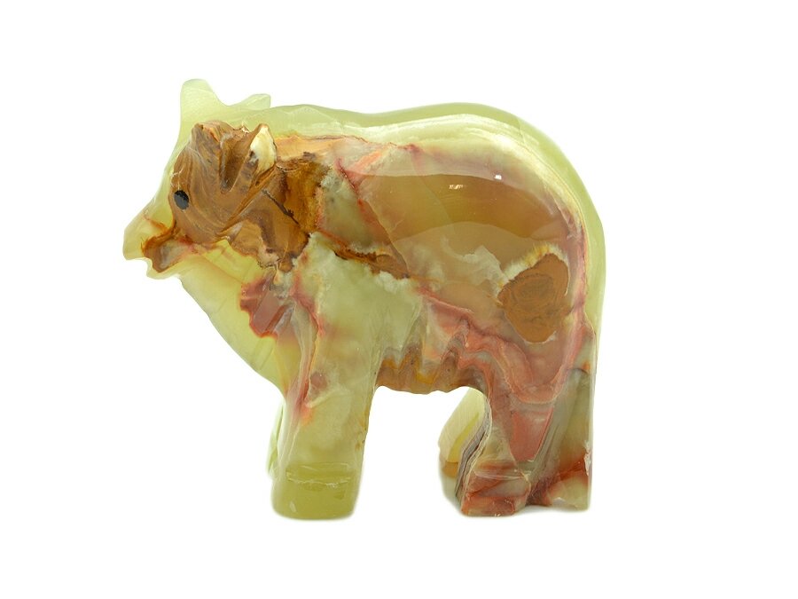 Бык из оникса №3 (75*30*65 мм) .