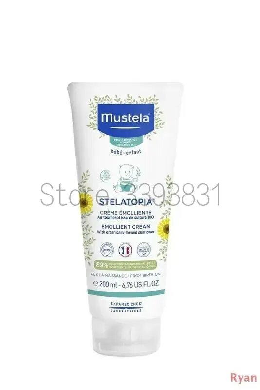 Mustela Крем-эмолент Stelatopia для атопичной кожи, 200 мл, для детей
