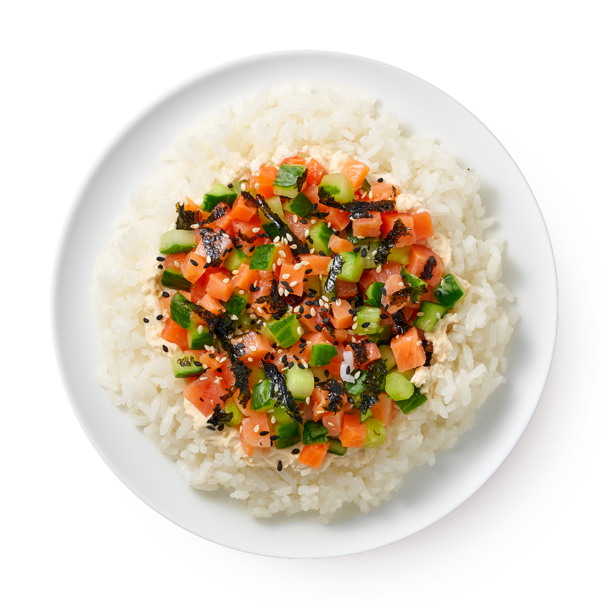 Салат Нияма "Филадельфия", со слабосоленой форелью и огурцом, 220 г