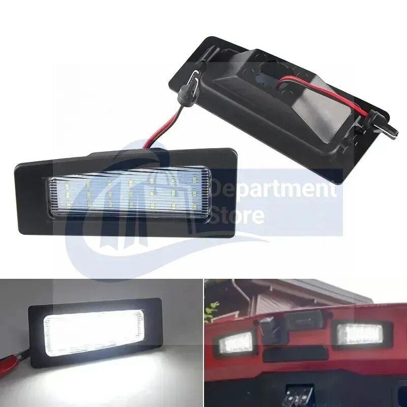 2 шт. Canbus безошибочный белый светодиодный светильник номерного знака, лампа номерного знака для для Mazda 3 2013-2018 BM BN