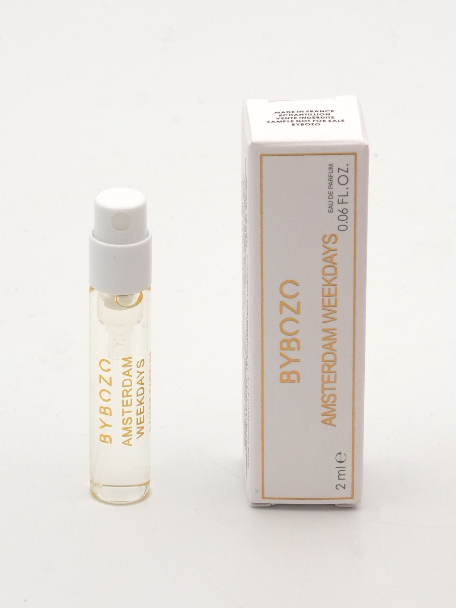 Парфюмерная вода женская мужская Bybozo Amsterdam Weekdays унисекс 2мл (edP - eau de Parfum)