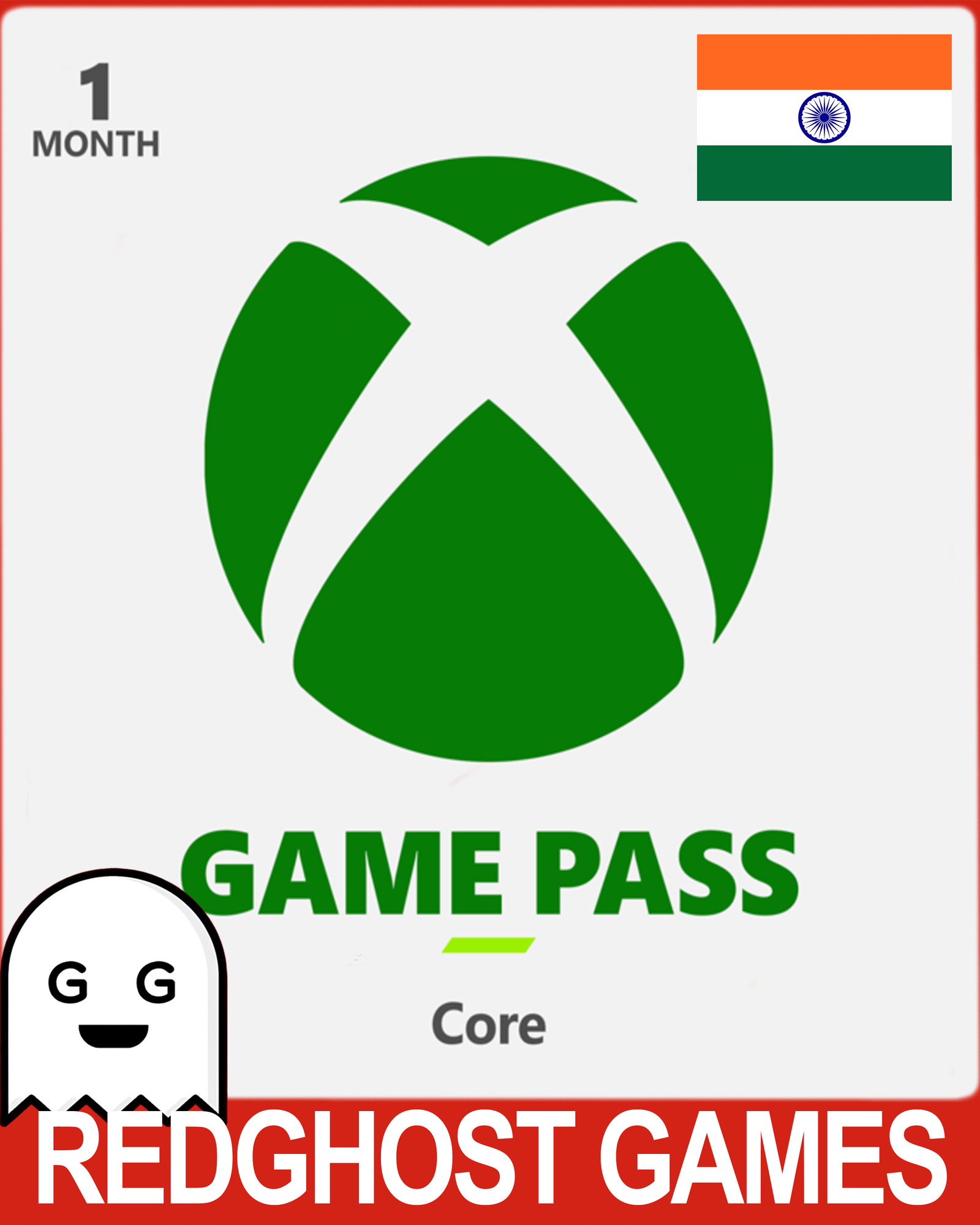 Подписка для Xbox, Xbox Game Pass Core на 1 месяц, цифровой ключ Индия