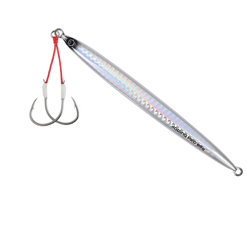 Джиги JIGGING PRO Gekito Jig 105г Silver with Hook
