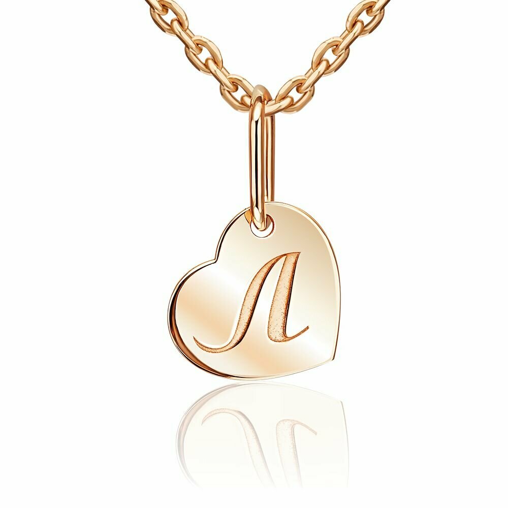 Подвеска, красное золото, 585 проба