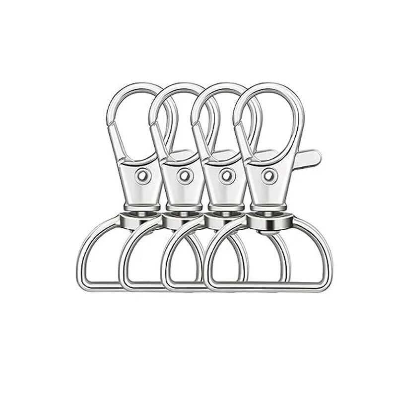 Набор поворотных карабинов TELUNSI, Silver, 20mm