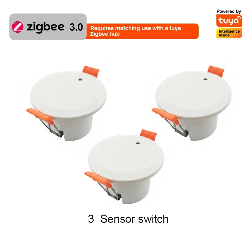 ZIGBEE 3,0 мм волна радар присутствия человека датчик движения переключатель света обнаружение яркости 110/220 В Tuya Smart Life домашняя автоматизация