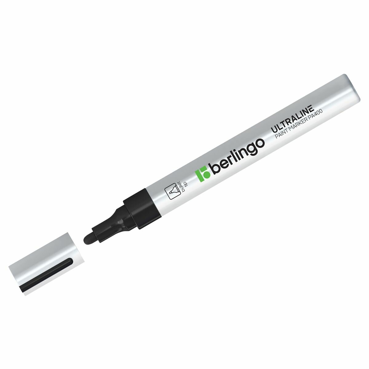 5 маркеров-красок BERLINGO 4мм, нитро-основа, черных BMk_02101