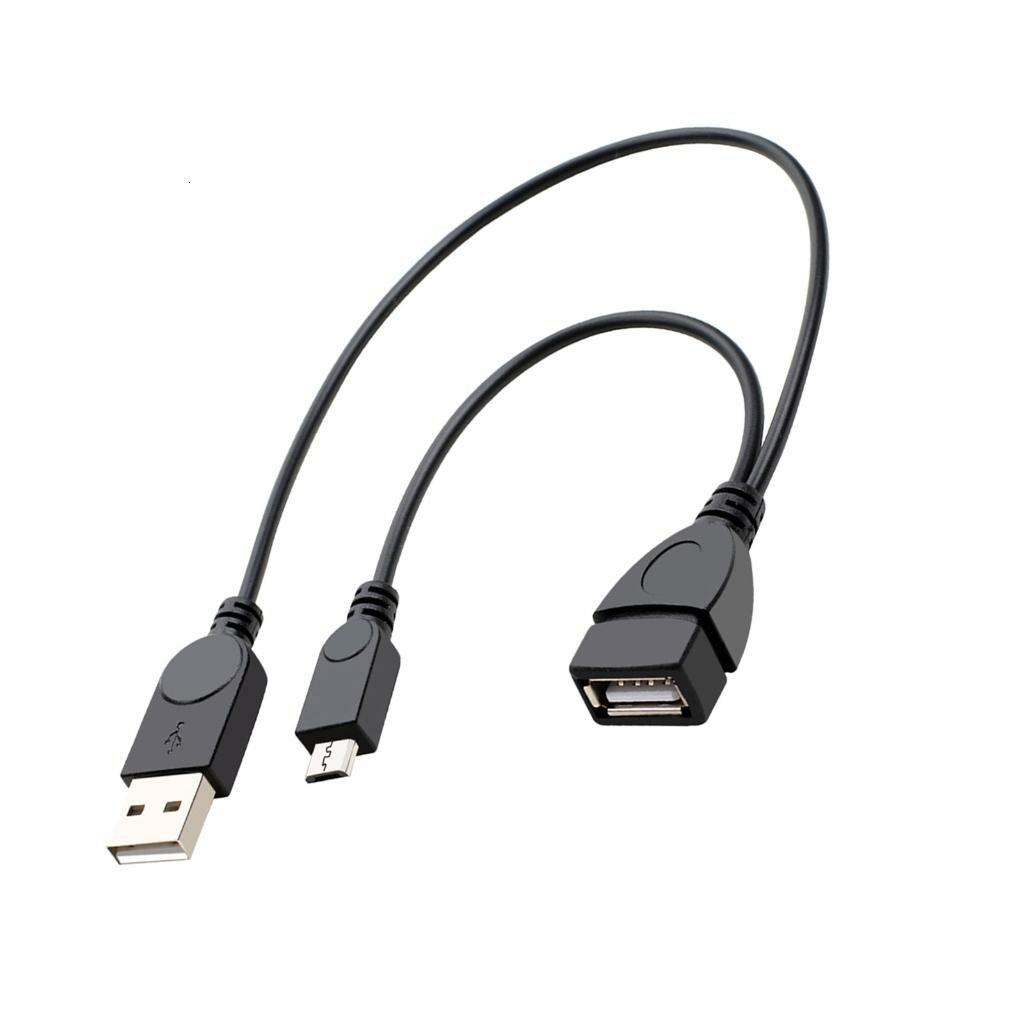 Micro-USB OTG-кабель с питанием