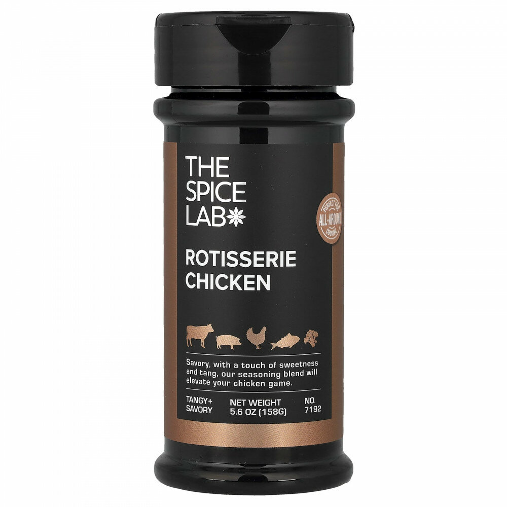 The Spice Lab, Куриная приправа на гриле, 158 г (5,6 унции)
