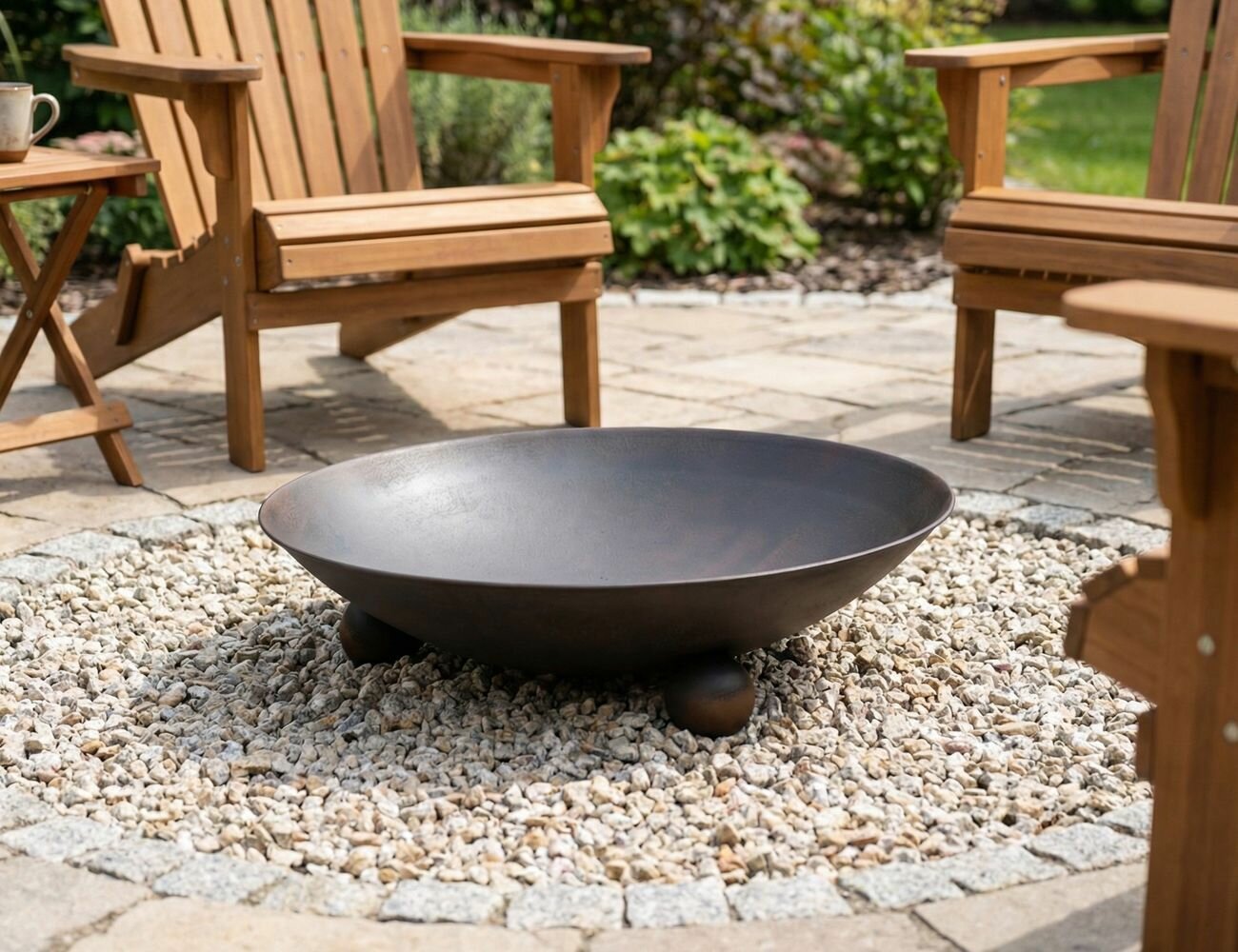 Костровая чаша ардер, металлическая, чёрная, 57 см, Koopman International FB8100030