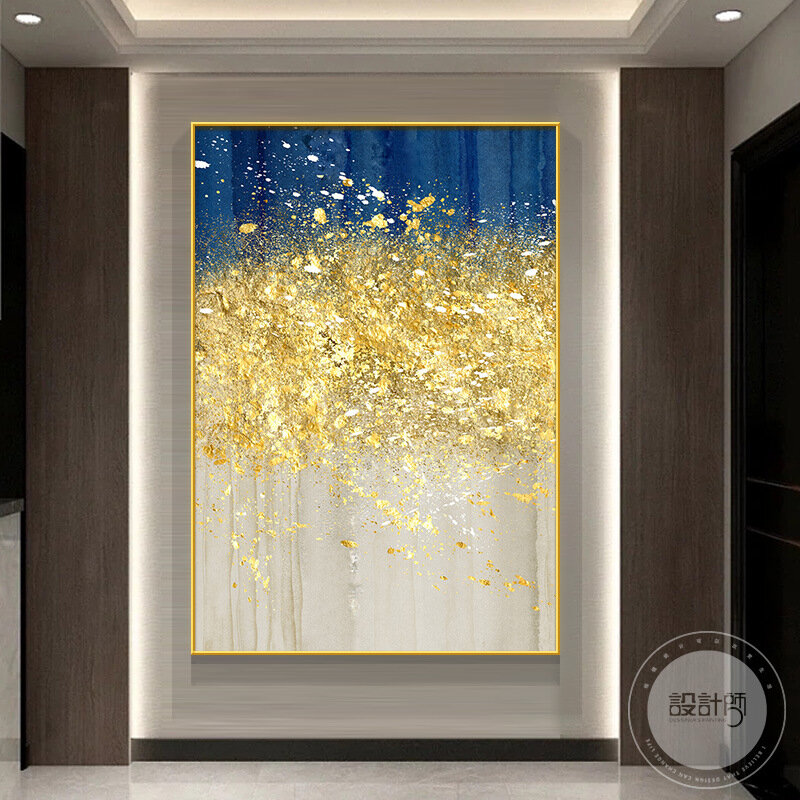 Декоративная картина «Золотое денежное дерево» для гостиной, настенное украшение для прихожей, столовой, коридора и холла.