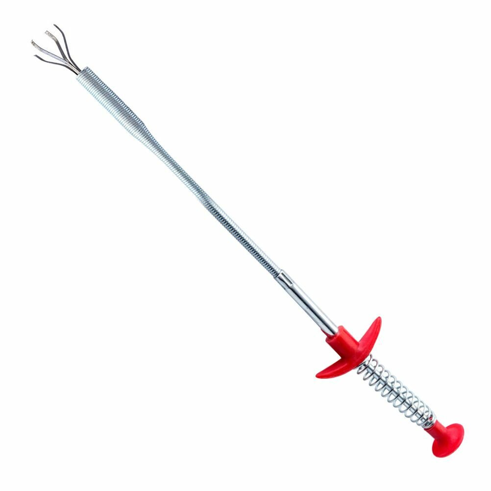 Инструмент Для Чистки Труб, Удаление Волос, Прочный Из Проволоки, Длина 60 См, Для Ежедневного Использования, 1 Комплект