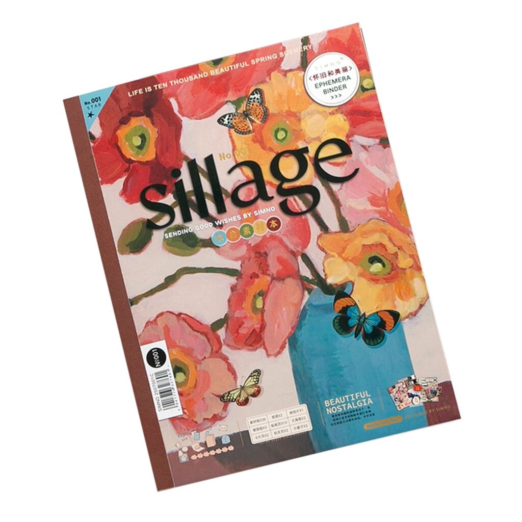 64 Листа Бумажной Книги Для Вырезок Ручной Работы, Картина Маслом, Тематическая Фоновая Бумага для Ведения Дневника, Закладки, Детское Художественное Ремесло