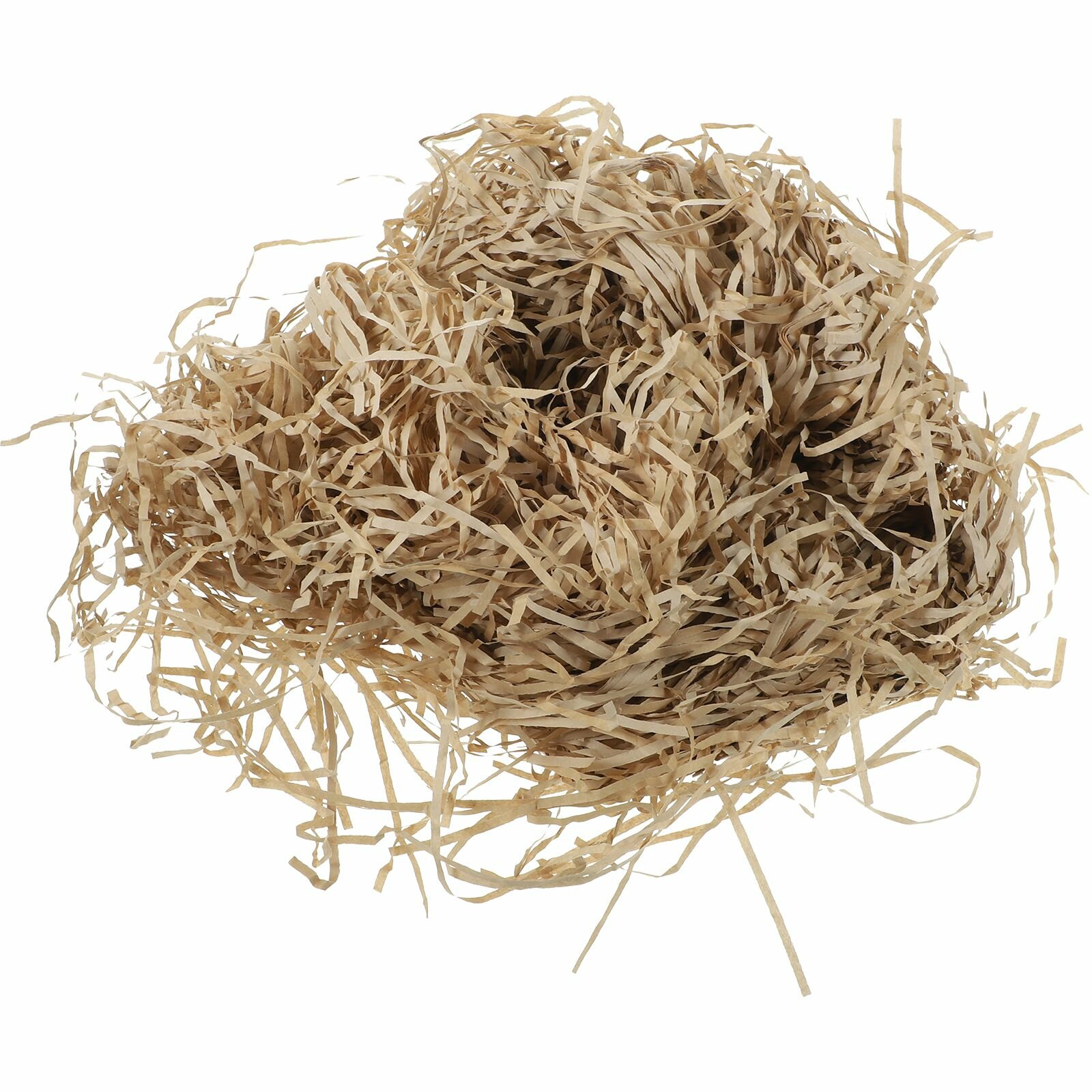 Бумажная гармошка 100 г светло-кофейного цвета для упаковки подарков и наполнения корзин