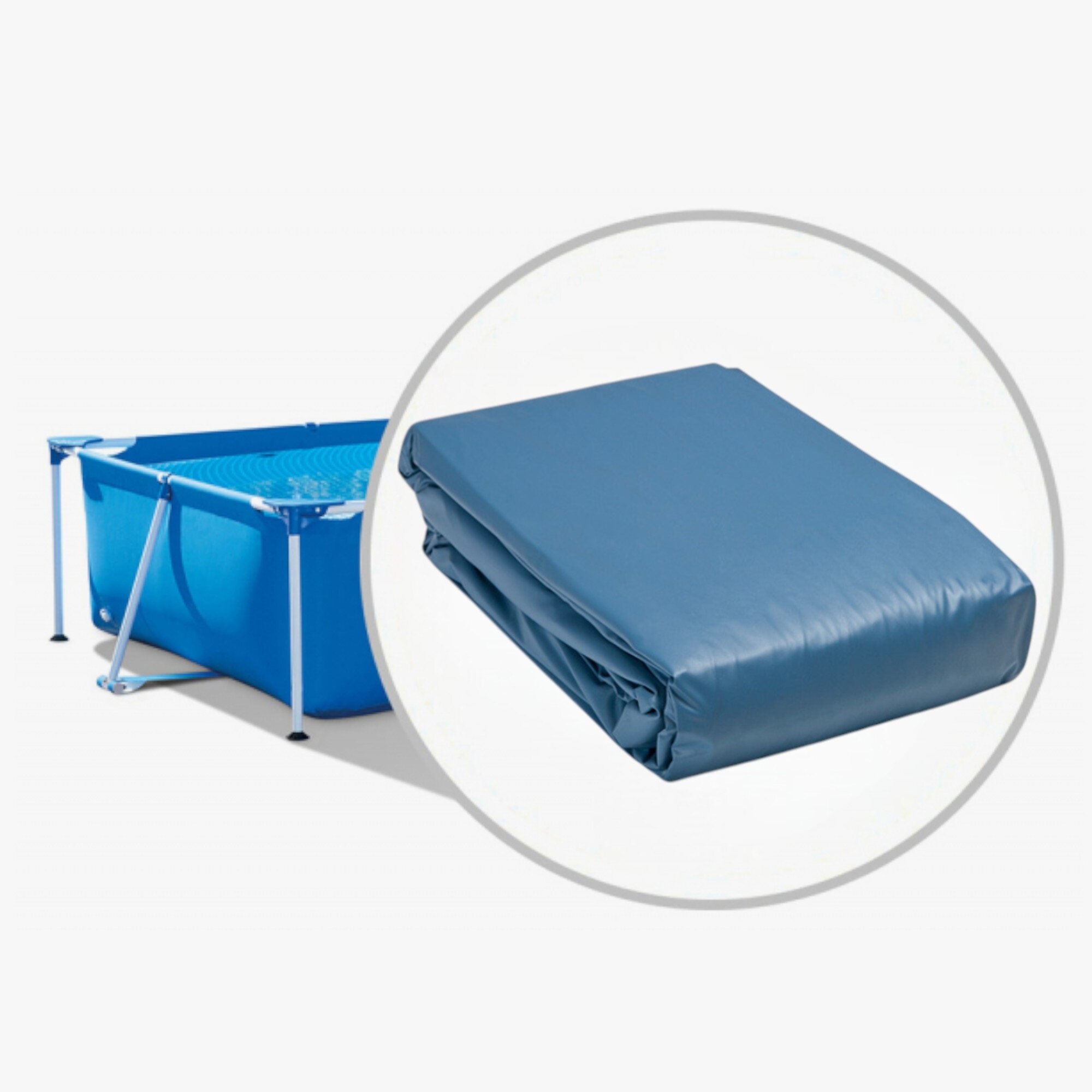 Чаша для прямоугольного бассейна 260x160x65 см (без металлического каркаса)