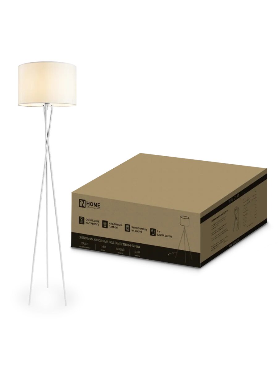 Светильник напольный торшер ТНО 04-Е27-NW
