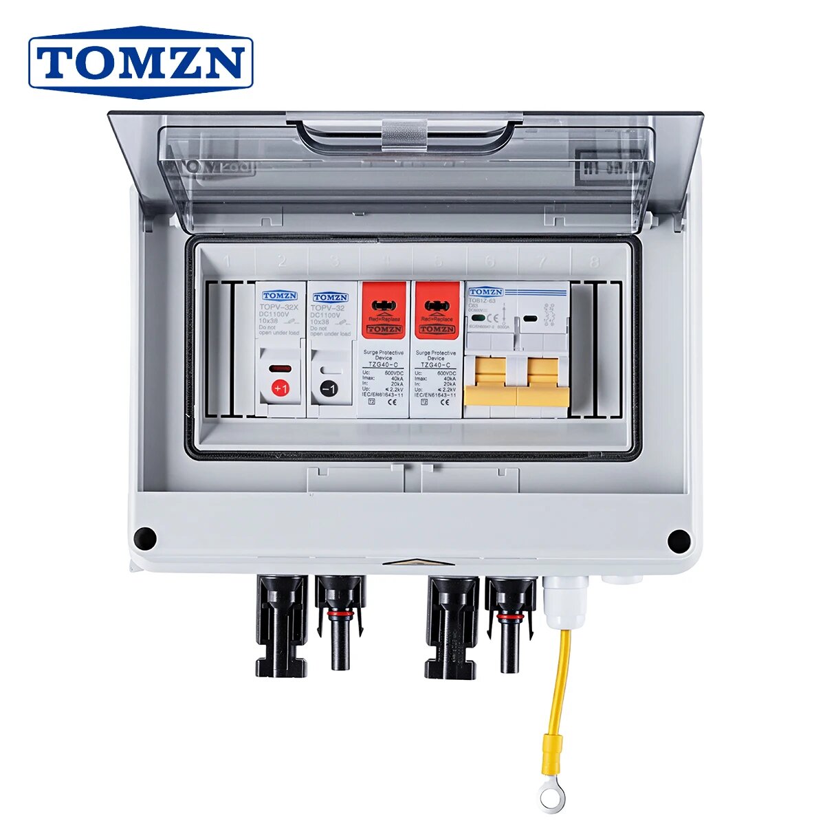 Распределительная коробка фотоэлектрическая TOMZN HT 8WAY, 63A