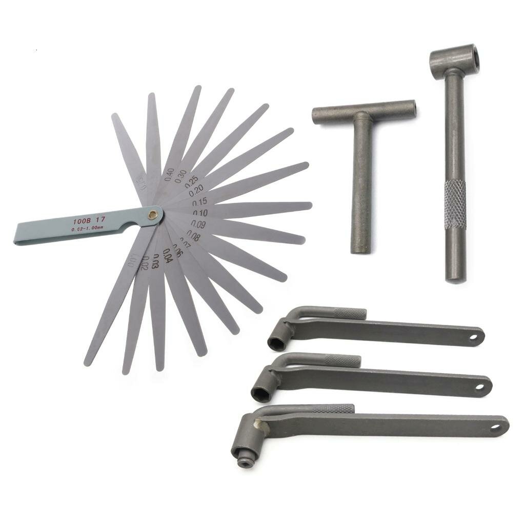 Набор инструментов для регулировки клапанов мотоцикла