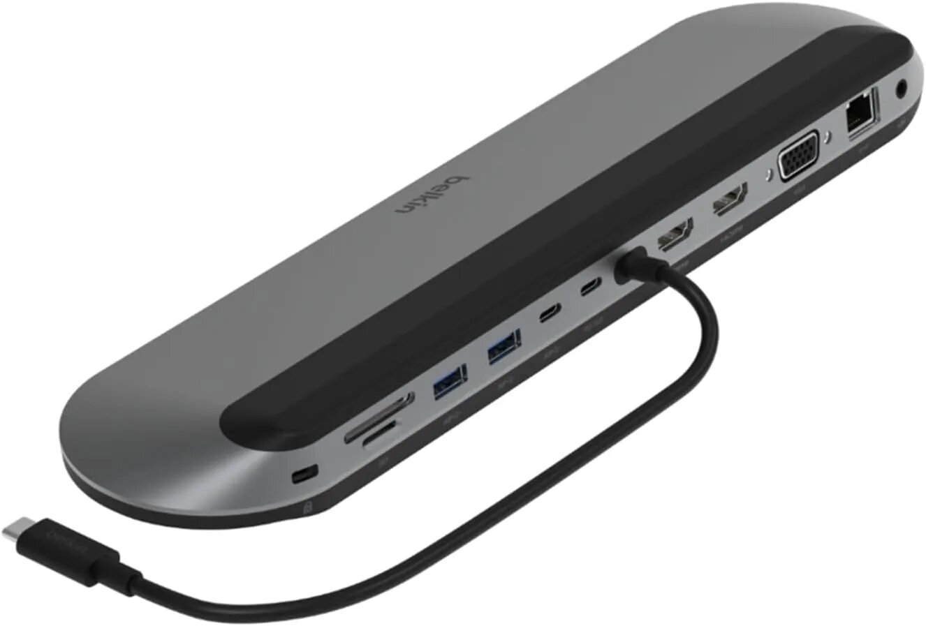 Док-станция Belkin Connect 11-в-1 Universal USB-C Pro Dock Space Grey серый космос INC014btSGY