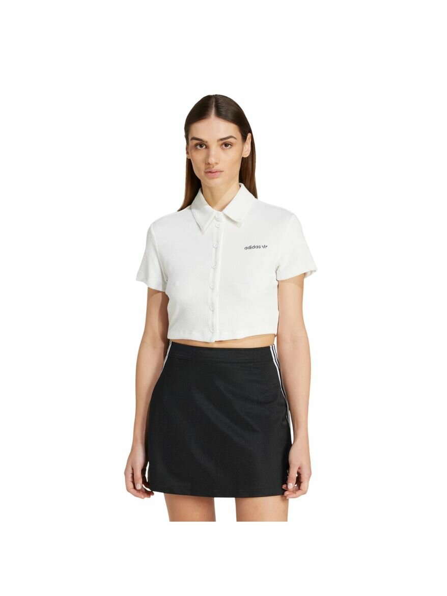 Футболка спортивная Striped Towel Button-Up T-Shirt W