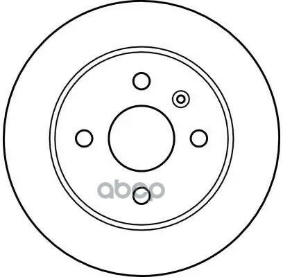 Диск тормозной задн OPEL: ASTRA F CLASSIC универсал 03-05, ASTRA G хечбэк 98-05, ASTRA G кабрио 01-05, ASTRA G седан 98-05, A. — фото 1
