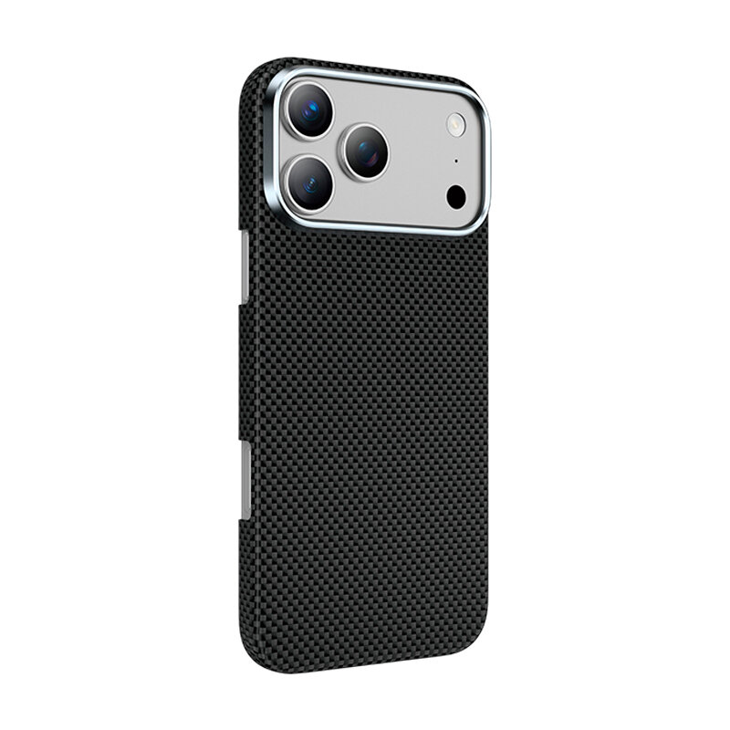 Чехол iPhone 17 Pro Max KEEPHONE KEVILAR NORRA MagSafe Карбон арамидное волокно 1500D, 38 шт. магнитов N52-10Н - Zorro