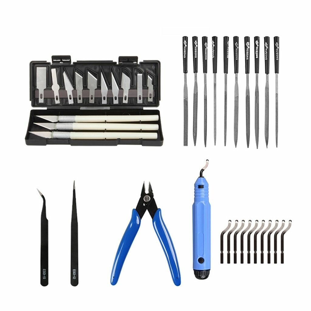 Набор инструментов для ремонта и полировки моделей 3D-печати