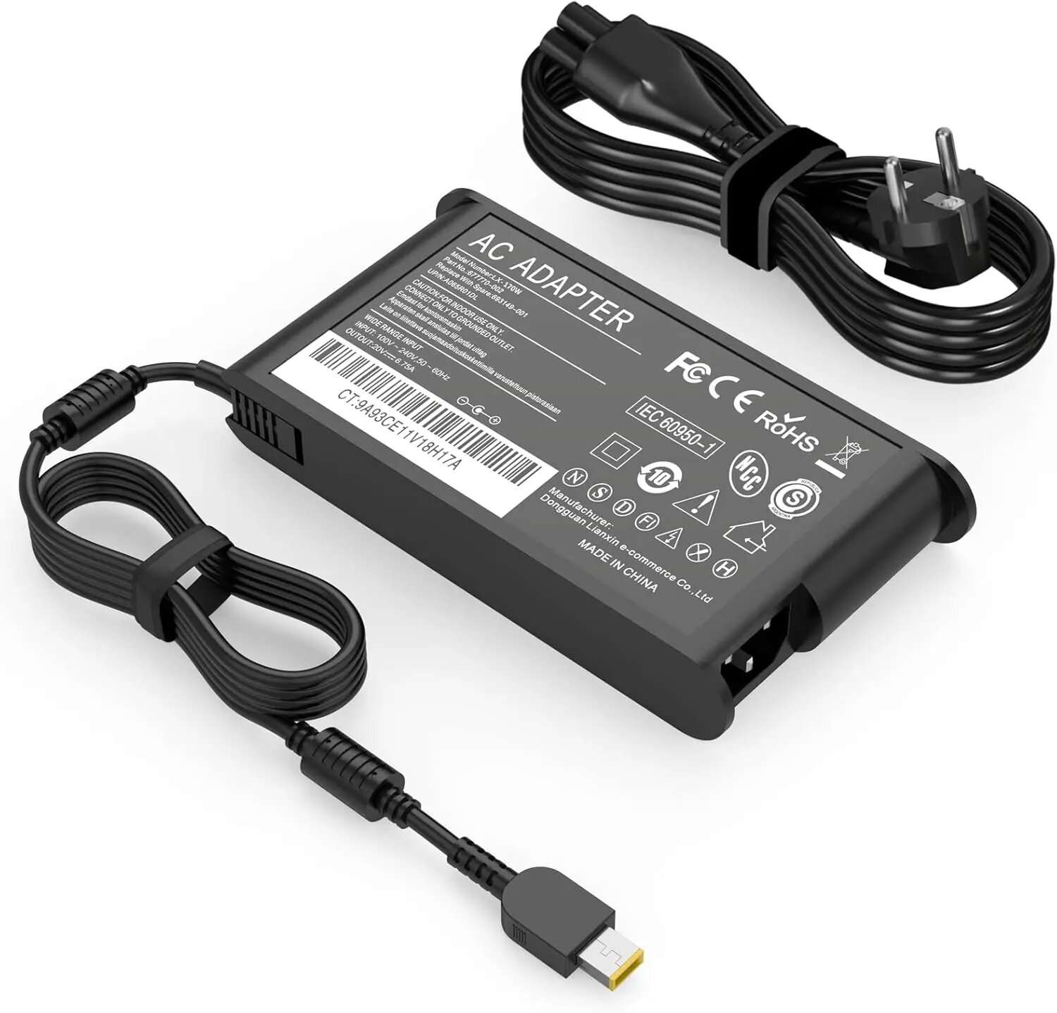 USB адаптер питания EU 170 Вт для Lenovo ThinkPad