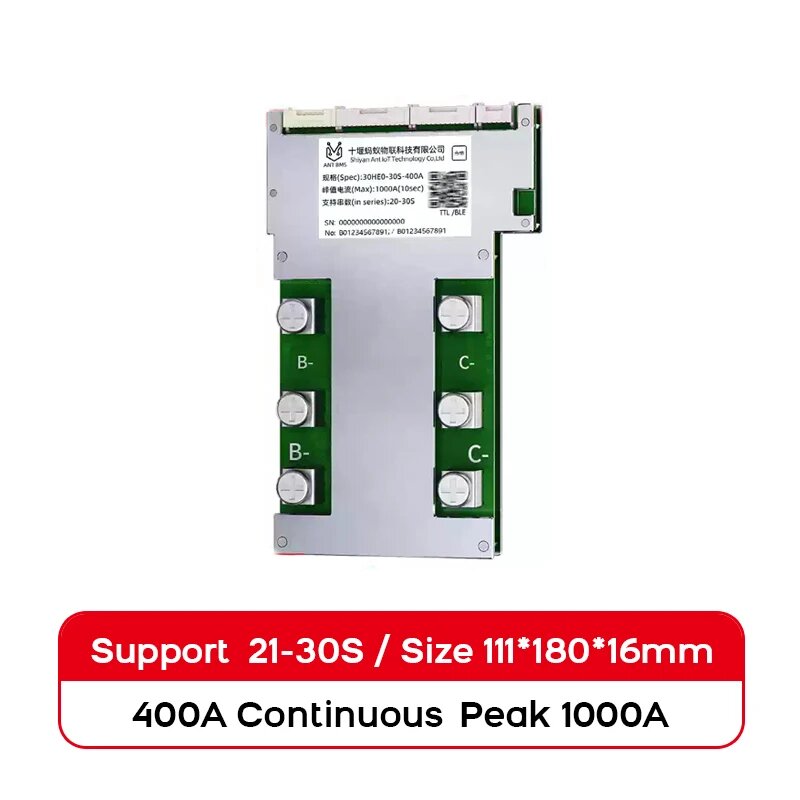 ANT SMART BMS 21-30S 400A, Bluetooth