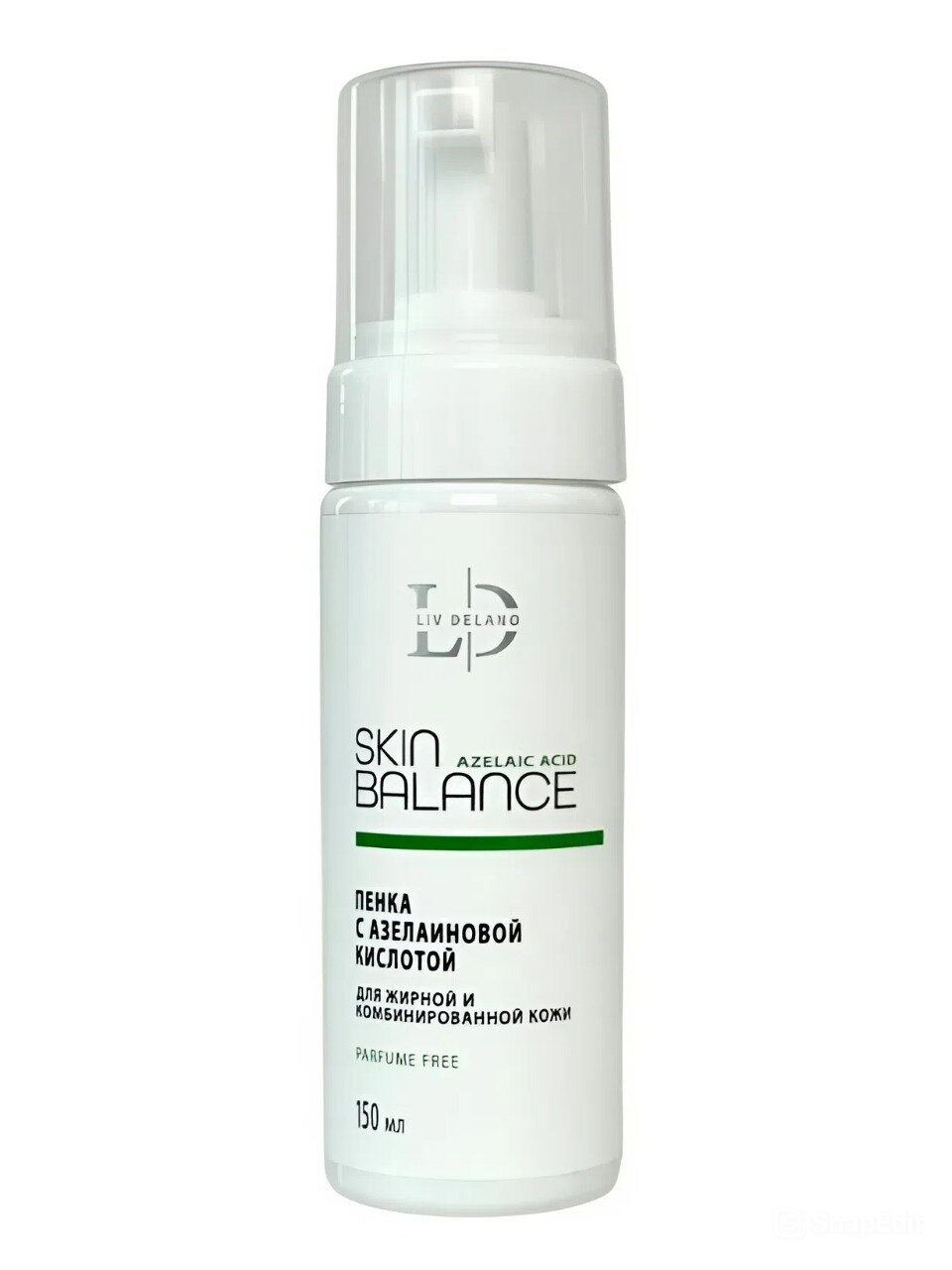 Liv Delano Пенка для умывания Skin Balance с азелаиновой кислотой 150 мл