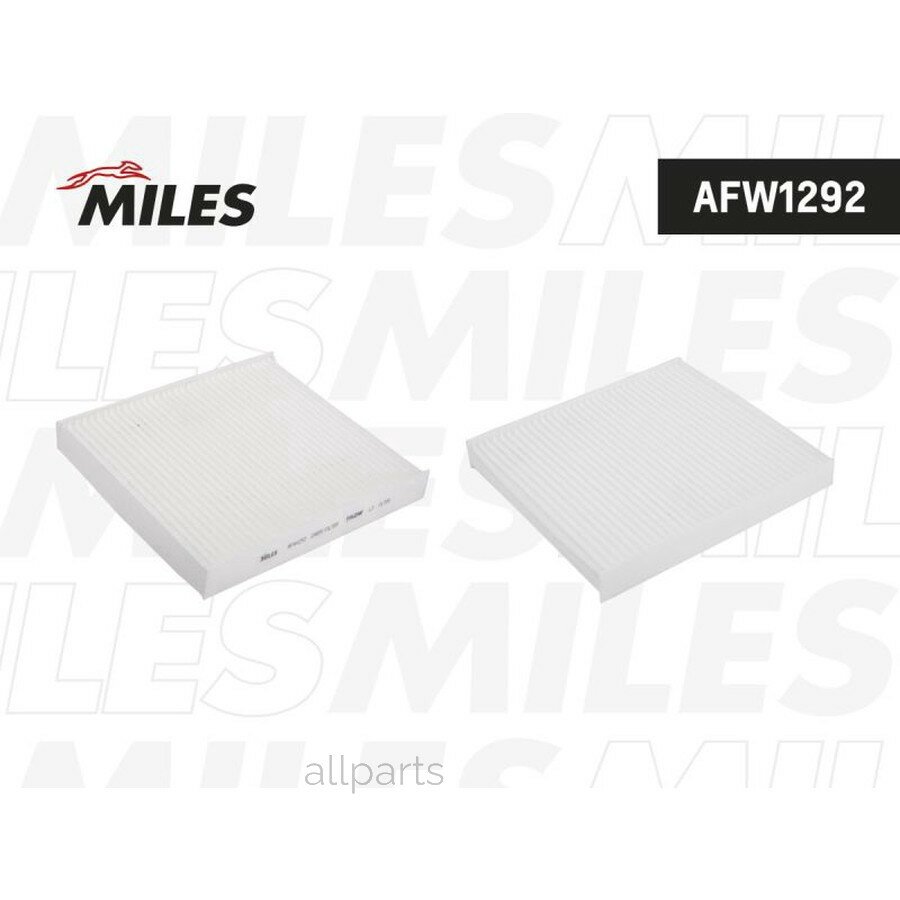 MILES AFW1292 Фильтр салона AUDI A3/SKODA OCTAVIA/VW GOLF 12-