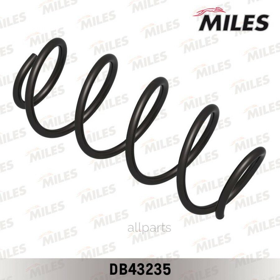 MILES DB43235 Пружина подвески VOLKSWAGEN POLO IV/SKODA FABIA I/AUDI A2 передняя