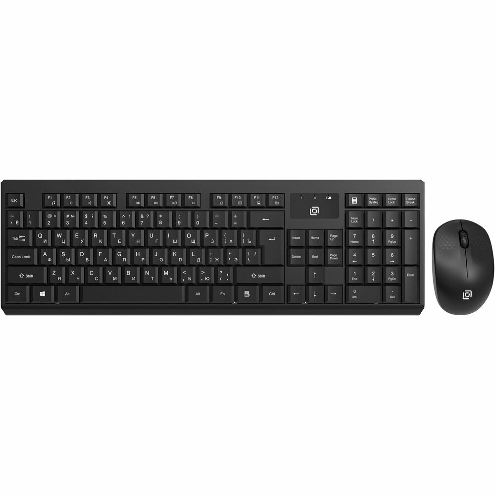 Комплект клавиатуры OKLICK и мыши S269W клав: черный мышь: черный