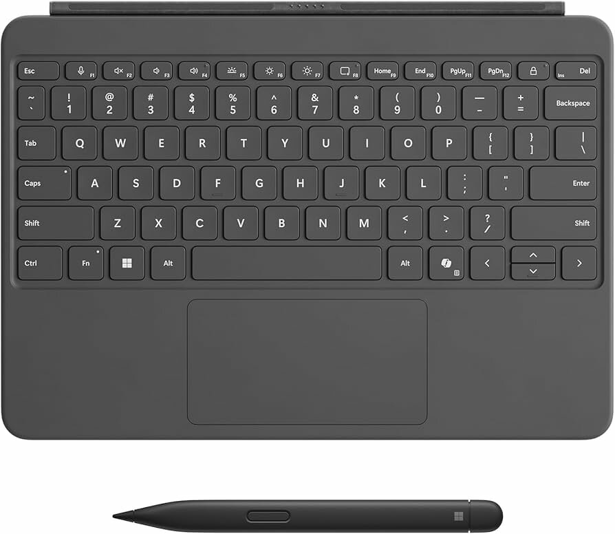 Клавиатура Microsoft Surface Pro 12 Slate и стилус Slim Pen 2, с подсветкой, для планшета, для Surface Pro (RUS)