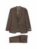 Комбинезон Canali Checked suit, размер 54, brown