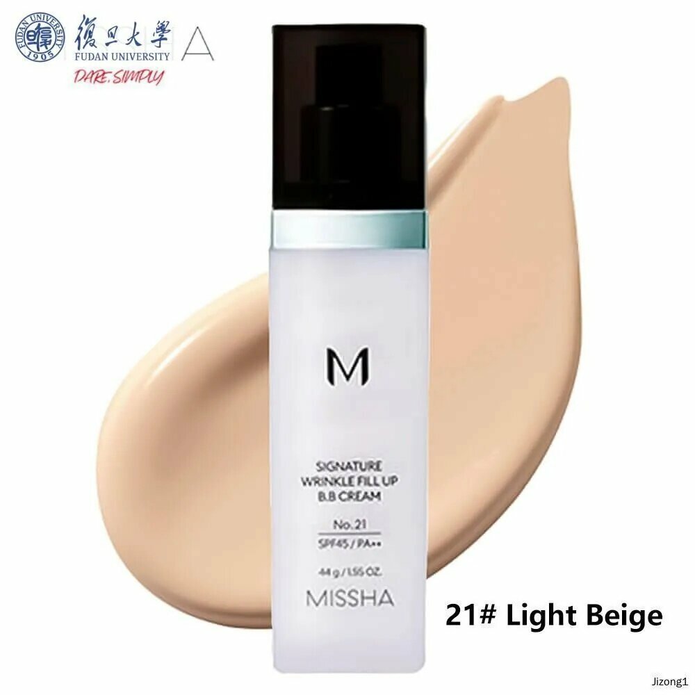 BB крем MISSHA Signature Wrinkle Fill Up BB Cream 44г (SPF37 PA++) 21# Light Beige, корейская косметика, Тональный ББ крем для лица
