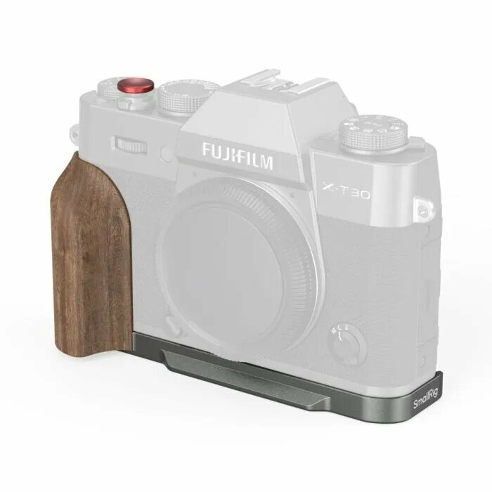 Эксклюзивная деревянная рукоятка SmallRig 5668 Lформы в углеродносеребристой отделке для серии Fuji XT30