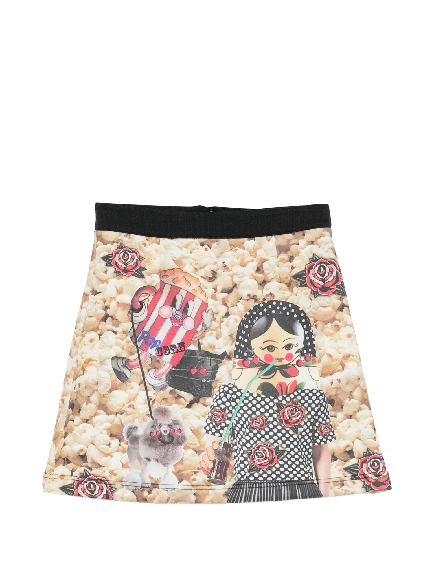 Юбка Popcorn-print A-line mini skirt