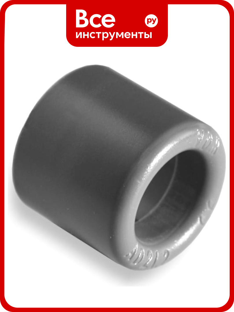 Защита для гофрированных труб WEYER WQA-AD21.2G - защитный концевик WE2800500 полиамидная конечная втулка серого цвета