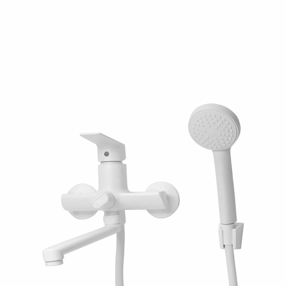 Смеситель для ванны и раковины 35k MIXLINE ML15-02W белый