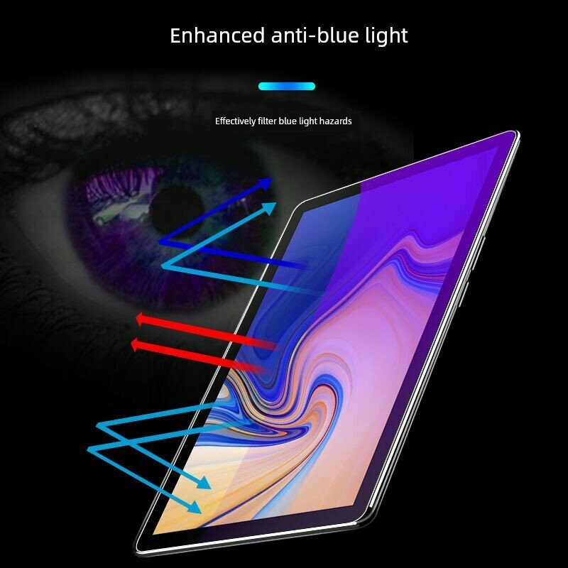 Полноэкранный закаленный стеклянный защитный экран для Samsung Galaxy Tab S5e SM-T720/T725 HD, анти-отпечатки пальцев,