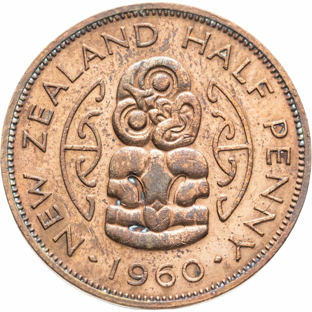 Новая Зеландия 1/2 пенни (penny) 1960