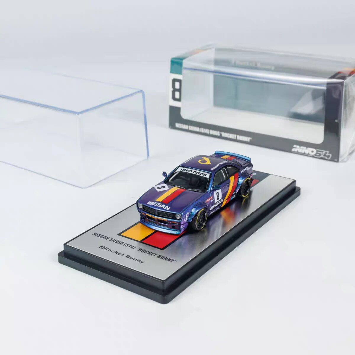 INNO Nissan Skyline R30 Turbo RS, цвет IN64-S14B-PRP