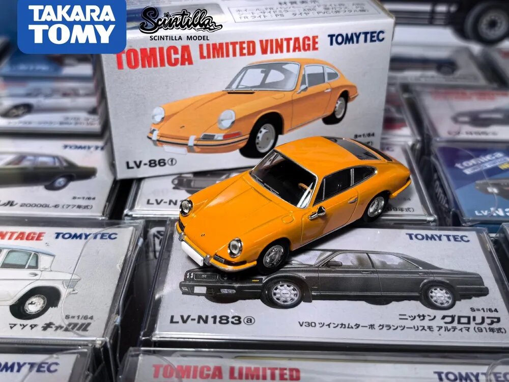 Машинка Tomytec 1/64 Tomica Limited Vintage Tomytec TLV LV-86f Alloy Car Model Collection Gift