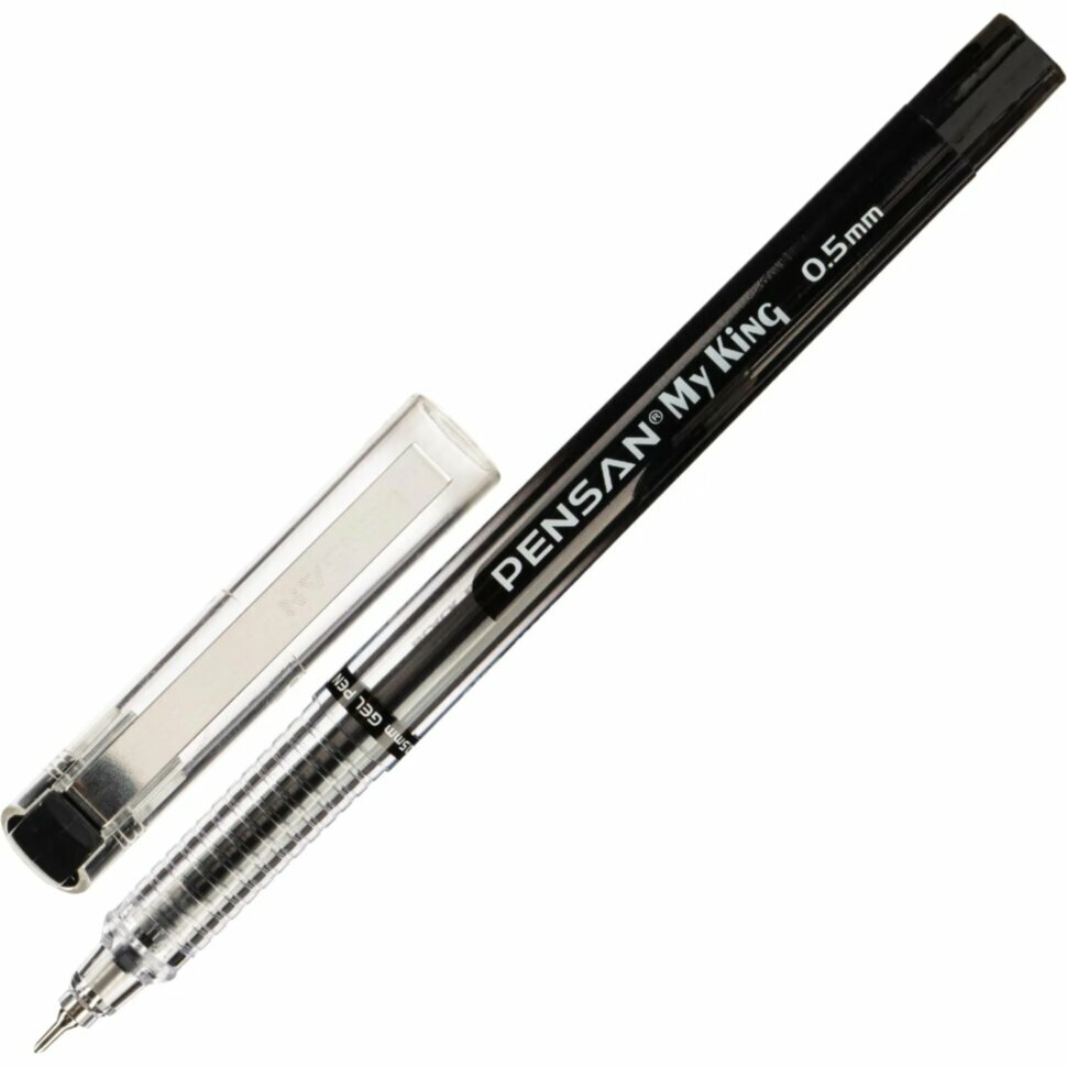 Ручка гелевая неавтомат. MY-KING GEL PEN METAL CLIP 0,5мм, черный, 2337774