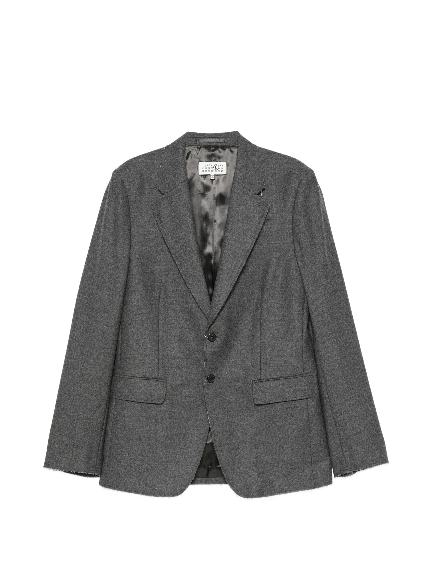 Пиджак Frayed-edge blazer