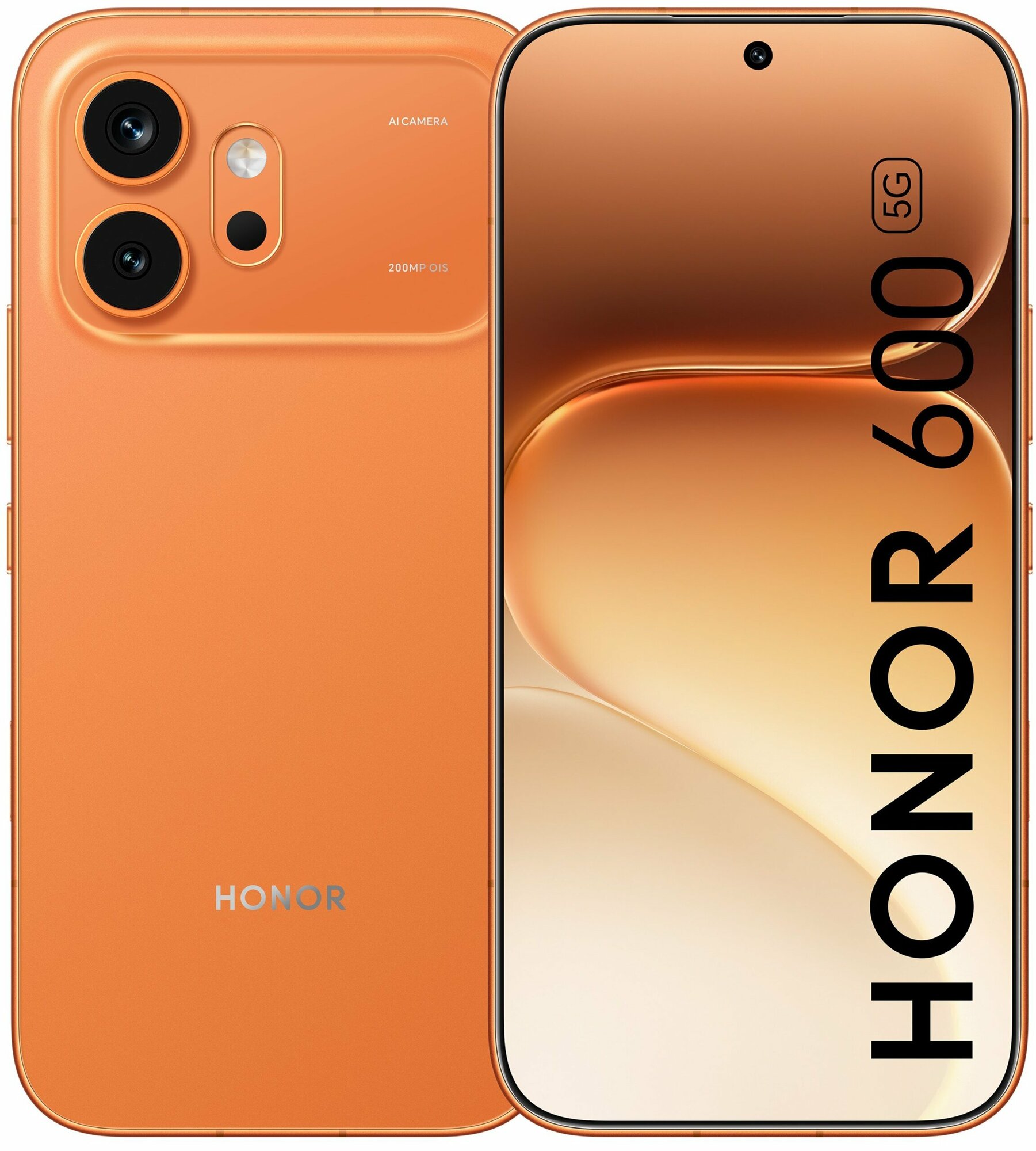 Смартфон HONOR 600 8/256 ГБ RU, Dual: nano SIM + eSIM, Orange