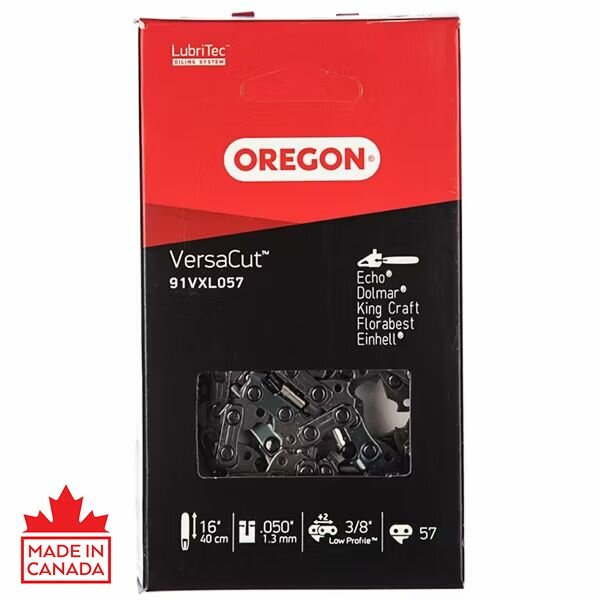 Пильная цепь Oregon 91VXL057, 16" , 57 зв, шаг 3/8", паз 1,3 мм